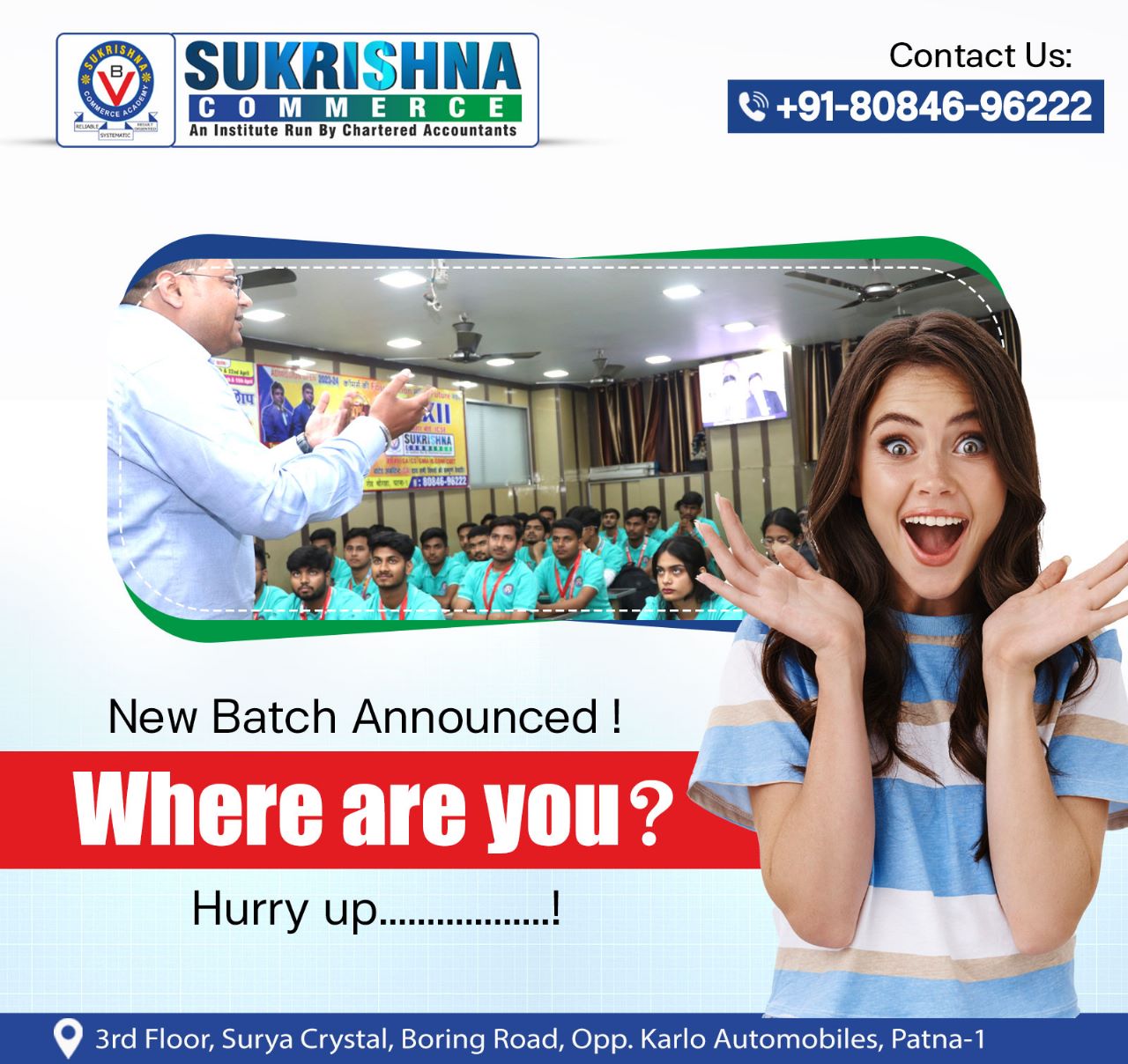 Best Commerce Classes in Patna - Sukrishna Commerce Academy